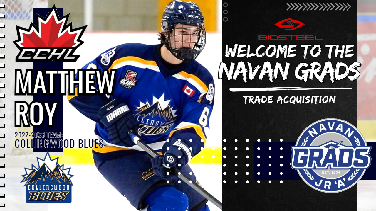#6 Matthew Roy | 2023-2024 Player Profile | Navan Grads